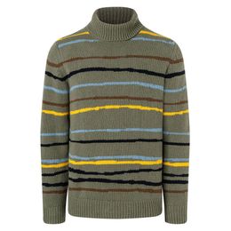 Maerz Muenchen Wollrollkragenpullover in Khaki - 66% | Gr&ouml;&szlig;e 54 | Herren-plussize