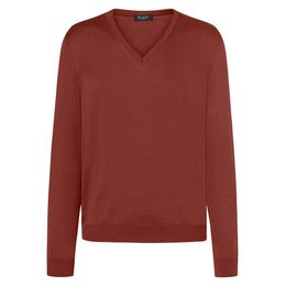 Maerz Muenchen Wollpullover in Rotbraun - 64% | Gr&ouml;&szlig;e 56 | Herren-plussize