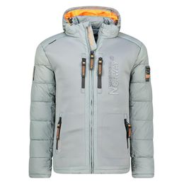Geographical Norway Daunenjacke "Beachwood" in Grau - 68% | Gr&ouml;&szlig;e L | Herrenjacken