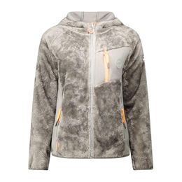 Geographical Norway Fleecejacke "Toscana" in Grau - 62% | Gr&ouml;&szlig;e M | Damenjacken