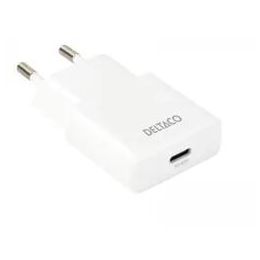 Deltaco 30W USB-C Wandladeger&auml;t - Slim White
