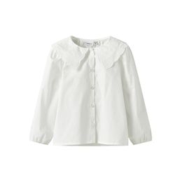name it Bluse "Laring" in Weiß - 45% | Größe 116 | Kinder-blusen-hemden