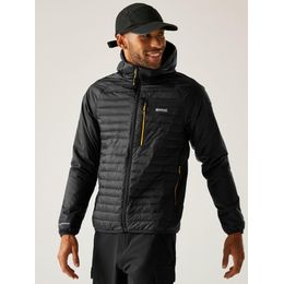 Regatta Übergangsjacke "Rowak" in Schwarz - 66% | Größe S | Herren-plussize