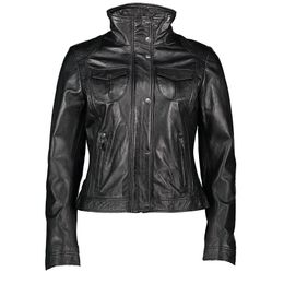 Buffalo Lederjacke in Schwarz - 63% | Gr&ouml;&szlig;e 40 | Damenjacken
