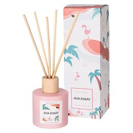 AVA & MAY AVA & MAY Raumerfrischer "Bahamas" in Rosa - 100 ml - 35% | Kerzen-vasen