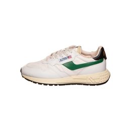 AUTRY Leder-Sneakers "Relwind" in Wei&szlig;/ Gr&uuml;n - 36% | Gr&ouml;&szlig;e 44 | Herrensneakers