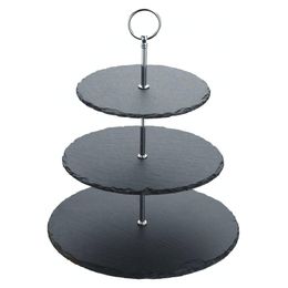 Artesa Etagere in Schwarz - (H)34,5 x &Oslash; 28,5 cm - 13% | Aufbewahren-servieren