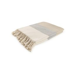 MAGMA Heimtex Plaid "Sanja" in Beige - (L)200 x (B)150 cm - 63% | Decken