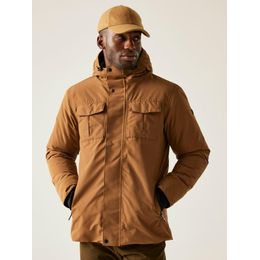 Regatta Übergangsjacke "Eamont" in Camel - 65% | Größe XL | Herren-plussize