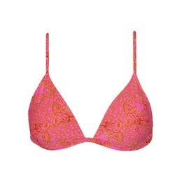 Barts Bikini-Oberteil "Ailotte Fixed Triangle" in Orange/ Pink - 71% | Gr&ouml;&szlig;e 42 | Damen-bademode