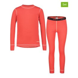 Icepeak 2tlg. Set: Thermowäsche "Ivesdale" in Orange - 16% | Größe 104 | Kinder-waesche