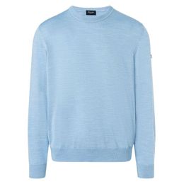Maerz Muenchen Wollpullover in Hellblau - 63% | Gr&ouml;&szlig;e 54 | Herren-plussize