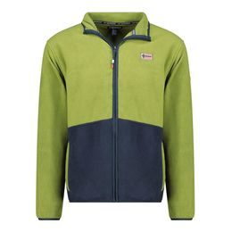 Geographical Norway Fleecejacke "Touki" in Gr&uuml;n - 65% | Gr&ouml;&szlig;e XXL | Herren-pullover-sport