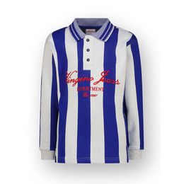 Vingino Poloshirt "Karo" in Wei&szlig;/ Blau - 38% | Gr&ouml;&szlig;e 164 | Kinder-oberteile