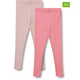 Wheat 2er-Set: Leggings "Maddy" in Rosa/ Pink - 64% | Größe 104 | Kinderhosen