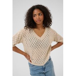Kaffe Pullover in Beige - 47% | Gr&ouml;&szlig;e M | Damen-pullover-cardigans