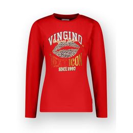 Vingino Longsleeve "Jasmine" in Rot - 43% | Gr&ouml;&szlig;e 128 | Kinder-longsleeves