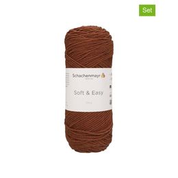 Schachenmayr since 1822 10er-Set: Kunstfasergarne ''Soft & Easy'' in Hellbraun - 10x 100 g - 32% | Kreativbedarf-diy