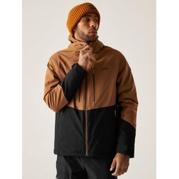 Regatta Übergangsjacke "Highton Stretch" in Hellbraun/ Schwarz - 67% | Größe L | Herren-plussize