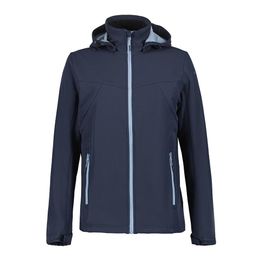 Icepeak Softshelljacke "Brimfield" in Hellblau/ Dunkelblau - 48% | Gr&ouml;&szlig;e 54 | Herren-outdoorjacken