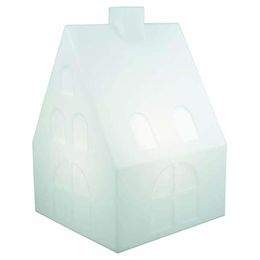 8 Seasons LED-Dekoleuchte "Shining House" in Weiß - (B)38,5 x (H)57 x (T)38,5 cm - 38% | Lichterketten-dekobeleuchtung