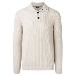 Maerz Muenchen Wollpullover in Creme - 65% | Gr&ouml;&szlig;e 56 | Herren-plussize