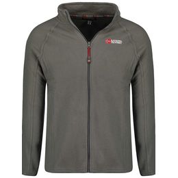 Geographical Norway Fleecejacke "Tug" in Grau - 46% | Gr&ouml;&szlig;e XL | Herren-pullover-sport