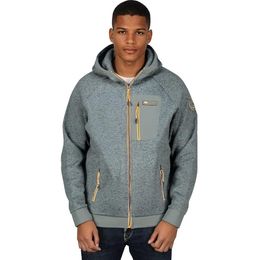 Geographical Norway Fleecejacke "Tocket" in Grau - 74% | Gr&ouml;&szlig;e S | Herren-pullover-sport