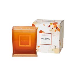 AVA & MAY AVA & MAY Duftkerze "Pumpkin Pie" in Orange - 550 g - 36% | Kerzen-vasen