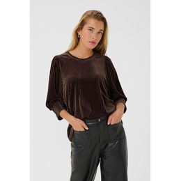 Kaffe Bluse in Dunkelbraun - 55% | Gr&ouml;&szlig;e XXL | Damen-blusen