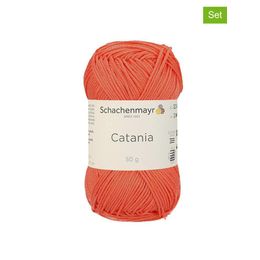 Schachenmayr since 1822 10er-Set: Baumwollgarne ''Catania'' in Koralle - 10x 50 g - 16% | Kreativbedarf-diy