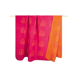 PAD Concept Plaid ''Bussis'' in Pink/ Orange - (L)200 x (B)150 cm - 56% | Decken