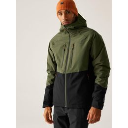 Regatta Übergangsjacke "Highton Stretch" in Khaki/ Schwarz - 66% | Größe L | Herren-plussize