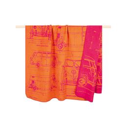 PAD Concept Plaid ''Volk'' in Orange/ Pink - (L)200 x (B)150 cm - 58% | Decken