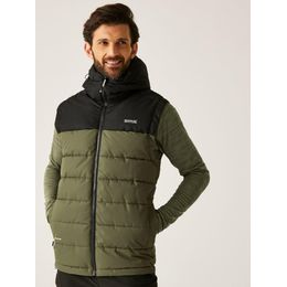 Regatta Steppweste "Aldthorn" in Khaki/ Schwarz - 62% | Gr&ouml;&szlig;e 3XL | Herrenjacken