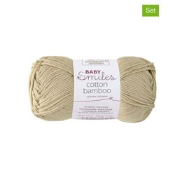Schachenmayr since 1822 10er-Set: Baumwoll-Mixgarne ''Cotton Bamboo'' in Beige - 10x 50 g - 28% | Kreativbedarf-diy