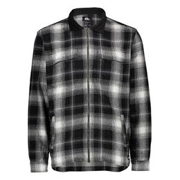 Quiksilver Quicksilver Cardigan "Quarrywood" in Schwarz/ Grau - 63% | Gr&ouml;&szlig;e XXL | Herren-pullover-cardigans