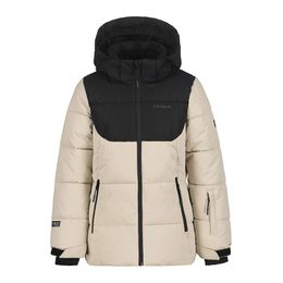 Icepeak Ski-/ Snowboardjacke "Loris" in Beige/ Schwarz - 57% | Gr&ouml;&szlig;e 128 | Kinder-outdoor-jacken