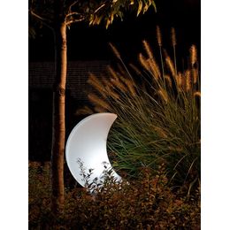 8 Seasons LED-Solardekoleuchte "Shining Moon" in Weiß - (H)28,5 cm - 39% | Lichterketten-dekobeleuchtung