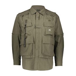 The North Face 2in1-Funktionshemd in Khaki - 72% | Größe XL | Herren-sportshirts