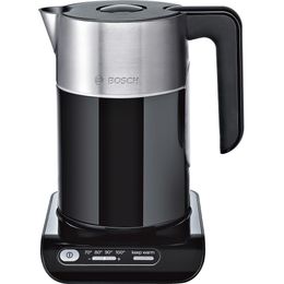 Bosch Kleinger&auml;te Wasserkocher "Styline" in Schwarz/ Silber - 1,5 l - 10% | Kuechengeraete