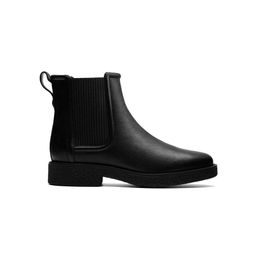 Clarks Leder-Chelsea-Boots in Schwarz - 60% | Gr&ouml;&szlig;e 38 | Stiefeletten