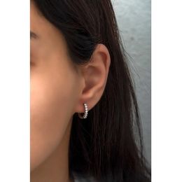 Heliophilia Silber-Creolen mit Edelsteinen - 52% | Schmuck