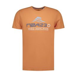 New Zealand Auckland Shirt in Orange - 60% | Gr&ouml;&szlig;e XXL | Herren-plussize