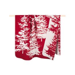PAD Concept Plaid ''Pine'' in Rot/ Creme - (L)200 x (B)150 cm - 53% | Decken