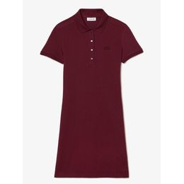 Lacoste Polokleid in Bordeaux - 54% | Gr&ouml;&szlig;e 42 | Damen-kleider