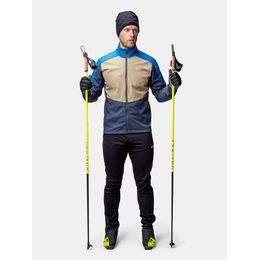 HALTI Softshelljacke "Framover" in Blau/ Beige/ Dunkelblau - 47% | Gr&ouml;&szlig;e XXL | Herren-outdoorjacken
