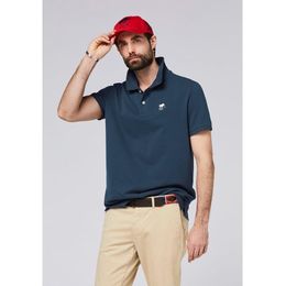 POLO SYLT Poloshirt in Dunkelblau - 34% | Gr&ouml;&szlig;e L | Herren-plussize
