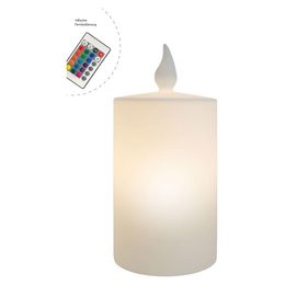 8 Seasons LED-Solardekoleuchte "Candle" in Weiß - (H)80 x Ø 38,5 cm - 38% | Lichterketten-dekobeleuchtung
