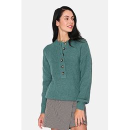 ASSUILI Pullover in Gr&uuml;n - 74% | Gr&ouml;&szlig;e 42 | Damen-pullover-cardigans